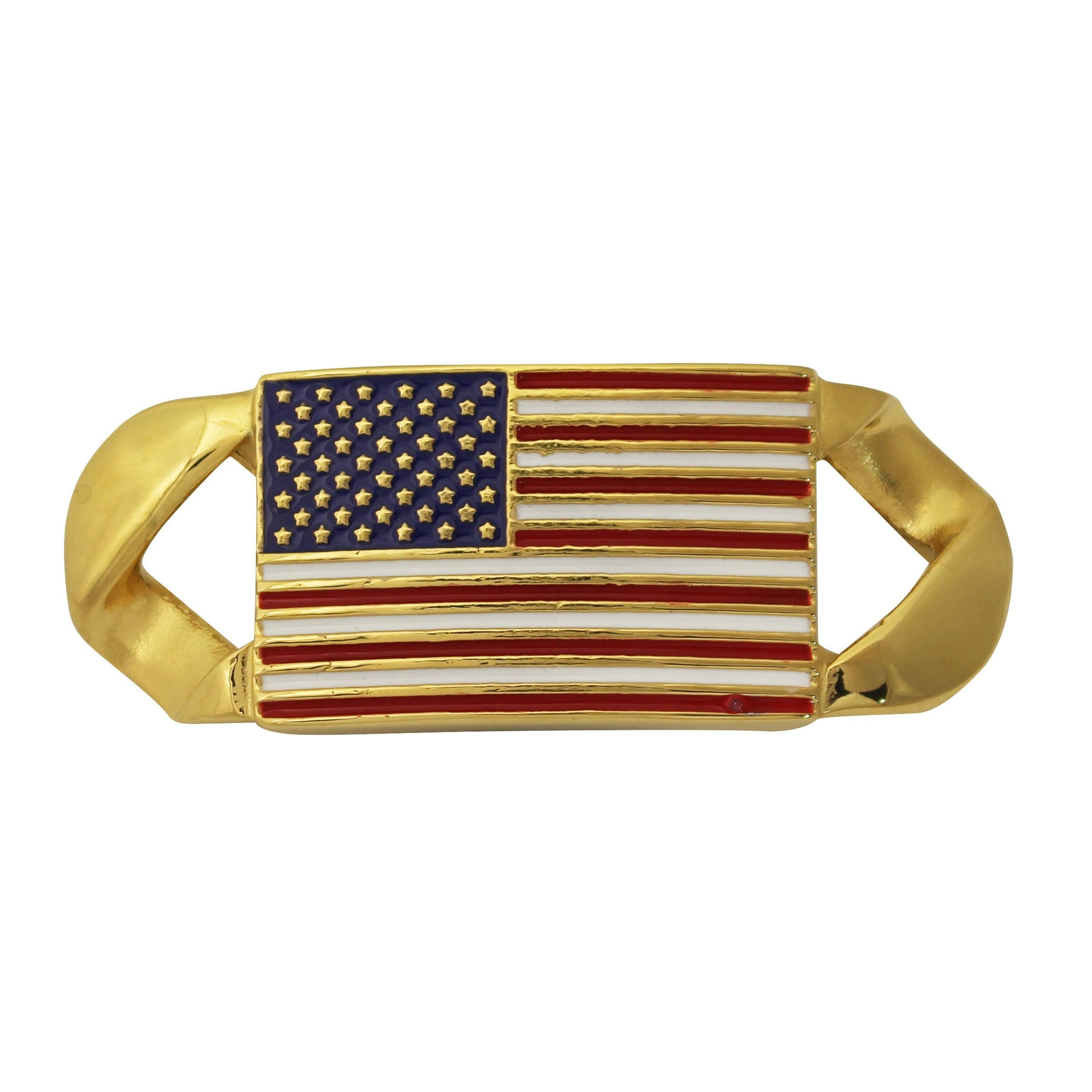 THE PATRIOT Custom USA Flag ID Link - BIG DOG CHAINS – BIG DOG CHAINS